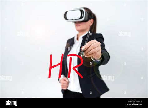 handwriting text hr business overview human resource strategic