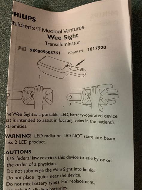 Philips Wee Sight Transluminator Ebay