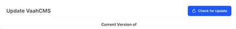 Update Vaah Docs
