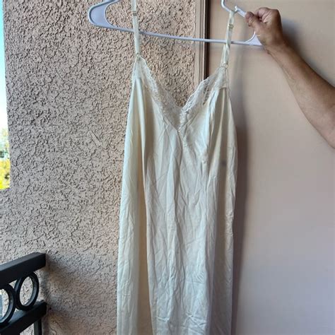 Intimates And Sleepwear Vintage Lace Slip Dress Night Gown Poshmark