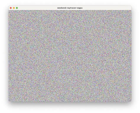 Weekend Raytracing With Wgpu Part 1 My Thought Repository
