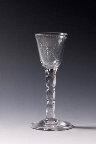 61593 A Facet Stem Wineglass By Delomosne