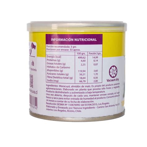 Passion Fruit Powder 100 Grs