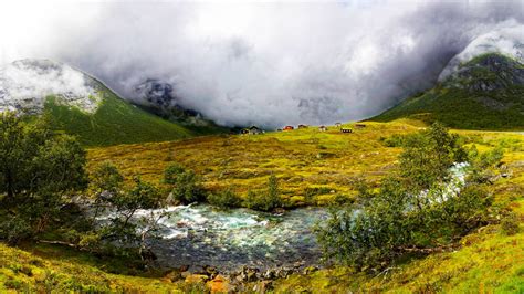 Streams In The Stryn Massif Photographic Print For Sale