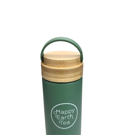 Travel Vacuum Flask For Tea Triple Insulated 20 Oz — Happy Earth Tea