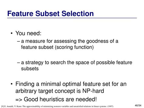 PPT Variable Feature Selection In Machine Learning Review