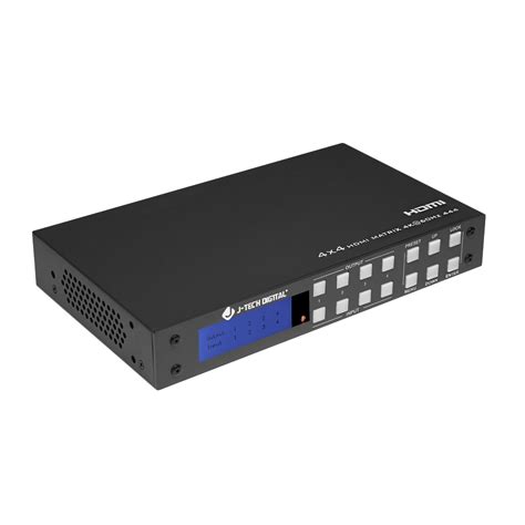 4k 60hz 4x4 Seamless Hdmi Matrix Video Wall Controller Multiviewer
