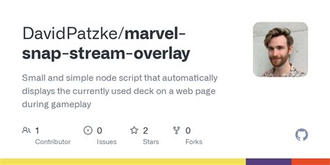 GitHub DavidPatzke Marvel Snap Stream Overlay Small And Simple Node Script That Automatically