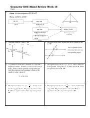 Kami Export KISMET CHAMBERS EOC Mixed Practice Week 17 Pdf Geometry EOC Mixed Review Week