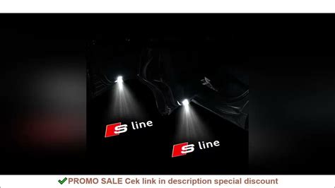 2pcs led car door welcome lights for audi a1 a3 8p 8v a4 a5 a6 a7 a8 q3