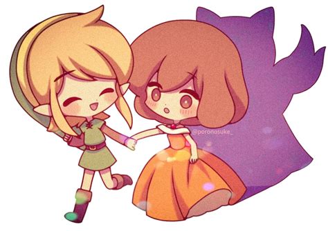 Link And Blind The Thief The Legend Of Zelda And 1 More Drawn By