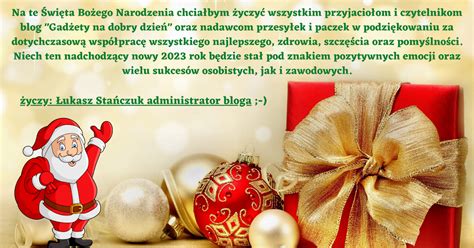 Gadżety Na Dobry Dzień Życzenia Na Święta Bożego Narodzenia 😀🎄😍 Oraz