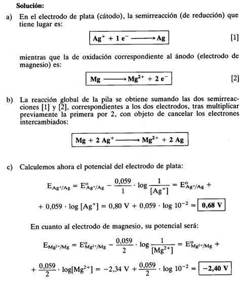 Equilibrium Calculate The Cathode Electrode Potential In This Redox
