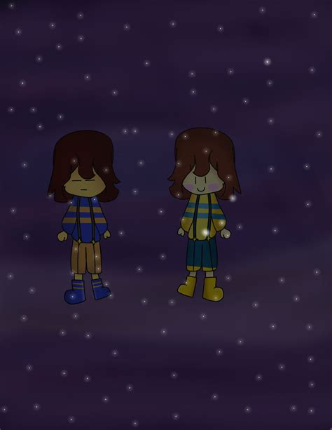 Outertale Frisk And Outertale Chara By Pancakediepie On Deviantart