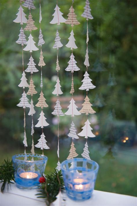 Guirlande En Papier Guirlande La Fete De Noel Noel Etsy France