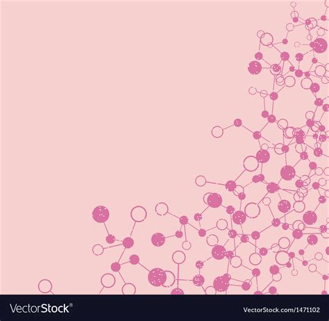 Abstract Molecular Structure Background Royalty Free Vector