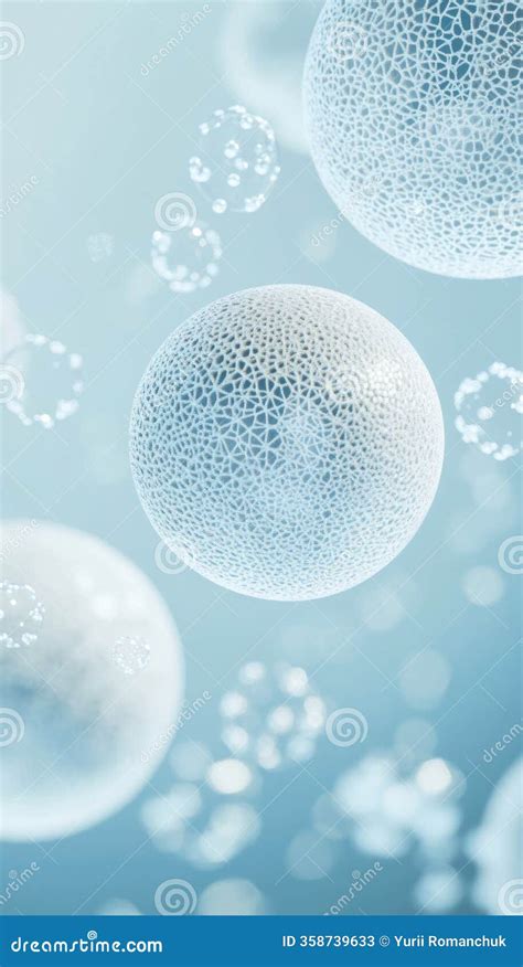 Exosome Microscopy A Magnified Depiction Of Exosomes Illustrated As