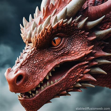 Dragon Face Composition Stable Diffusion Online