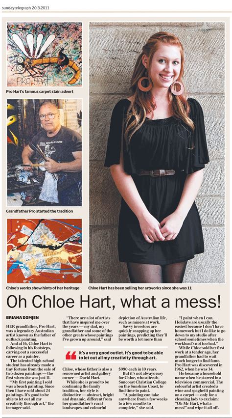 Chloe Hart Telegraph