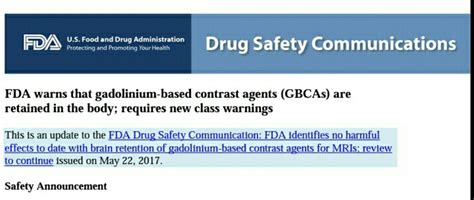 Tecnicos En Imagen Diagnostica La FDA Emite Una Nueva Directiva Para