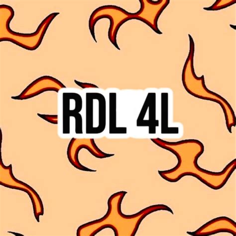 Rdl 4l Rdl For Life Workout Stickers Water Bottle Sticker Muscle