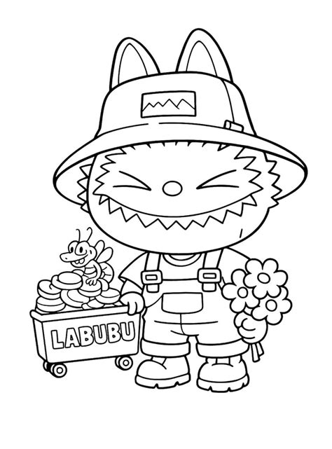 لابوبو مجاني للأطفال صورة تلوين قم بالتنزيل أو الطباعة أو التلوين عبر الإنترنت مجانًا