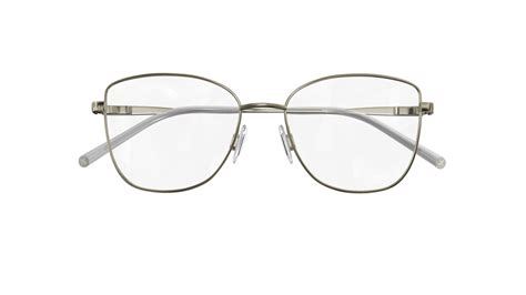 Mimco Womens Glasses Mimco 06 Gold Cateye Metal Nickel Silver Frame
