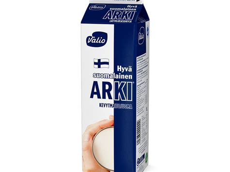 Valio Hyvä suomalainen Arki kevytmaitojuoma Valio