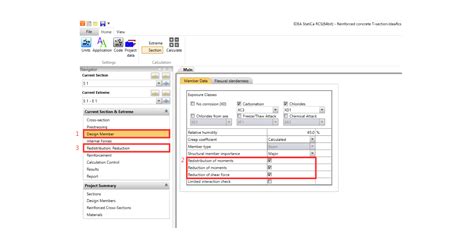 Design Member For The Reinforced Concrete In The Rcs Application Idea Statica