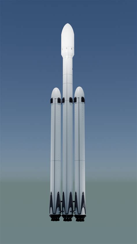 Stl File Falcon Heavy Rocket 🚀・3d Print Design To Download・cults