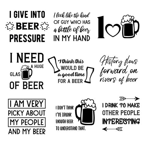 Beer Quotes Svg Bundle Funny Alcohol Svg Beer Mug Etsy My Xxx Hot Girl