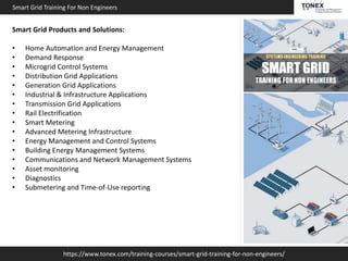 Smart Grid Training For Non Engineers Tonex Training PPTX
