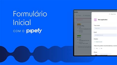 O que é Formulário Inicial no Pipefy YouTube
