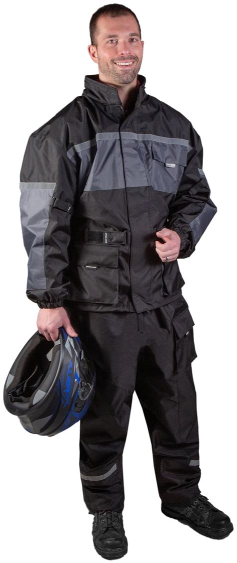 Fulmer 452 Legacy Mens Rain Suit Black Gray