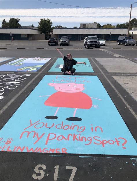 Senior Parking Spot Parking Spot Painting Senior Year Fun Senior Parking Spaces Funny