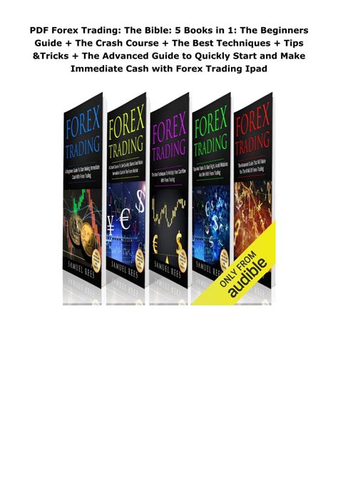 Pdf Forex Trading The Bible 5 Books In 1 The Beginners Guide The