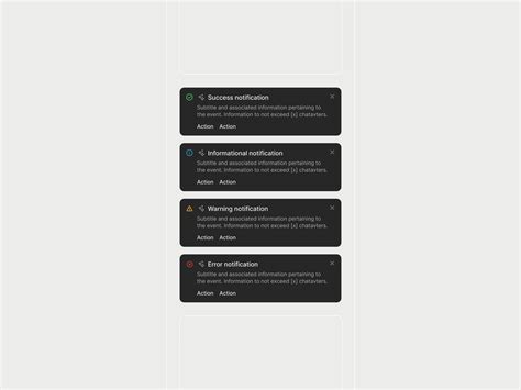 Toast Notifications Statuses By Dmitry Sergushkin On Dribbble
