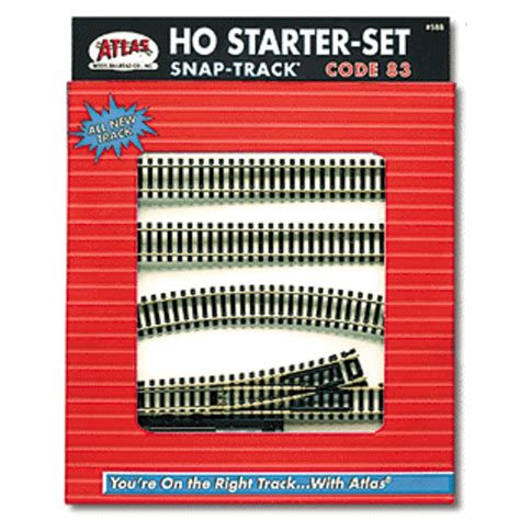 Atlas HO Code Snap Track Starter Set Chuck S Trains Hobby Depot