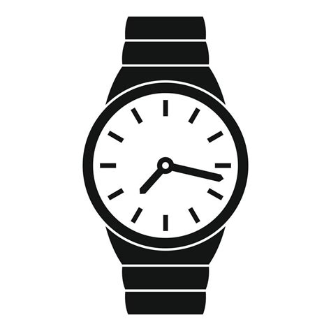 Wristwatch Man Icon Simple Black Style 14527485 Vector Art At Vecteezy