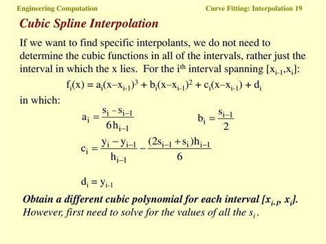Ppt Engineering Computation Curve Fitting Interpolation 1 Powerpoint