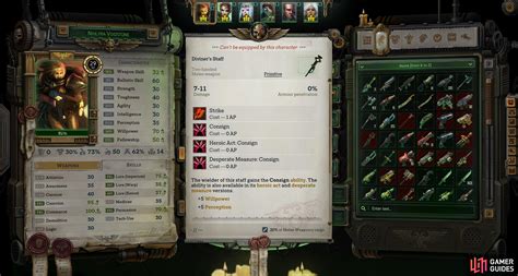 weapons warhammer 40k rogue trader database gamer guides®