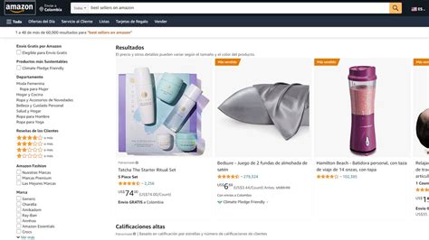 Los 20 productos más vendidos en Colombia