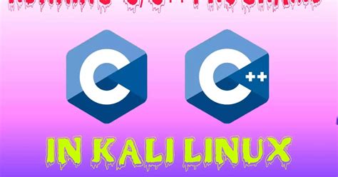 how to run c and c programs in kali linux