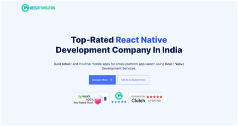 Expert React Native App Development Company Websoptimization