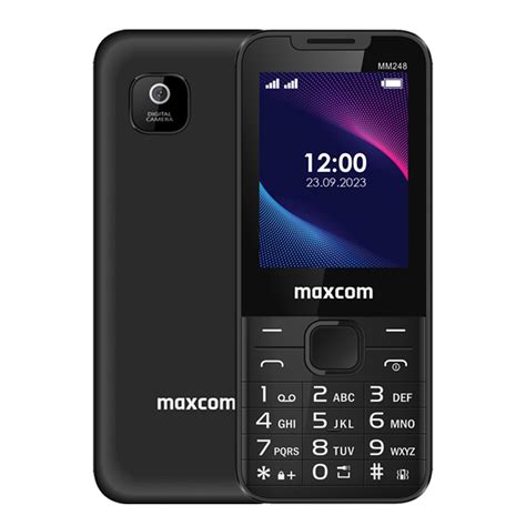 Maxcom Mm248 Black 4g