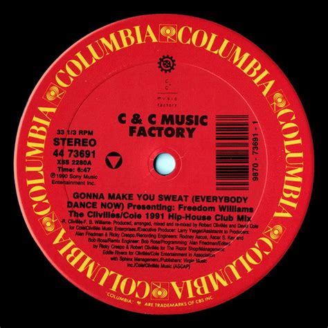 C C Music Factory Presenting Freedom Williams Gonna Make You Sweat Everybody Dance Now