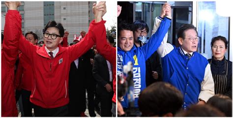 공식 선거 D 1 여야 총력전 예고야당 심판 Vs 민주주의 재건 브릿지경제