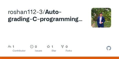 GitHub Roshan112 3 Auto Grading C Programming Assignments With