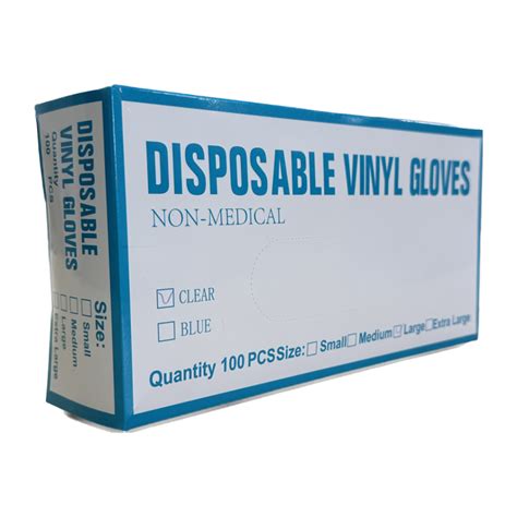 Vinyl Gloves Box Of 100 Chemisure Chemical Supplier