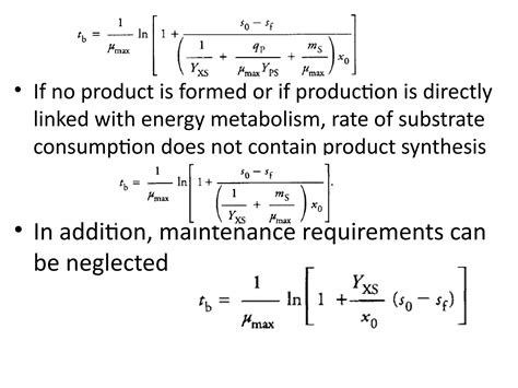 Calculating Coefficient Kinetics In Bioprocessing Ppt
